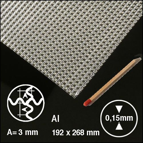 CROSS-CORRUGATED ALU, SIZE = ca 200 x 300 MM (1 - 3 MM) – Schuckertz ...